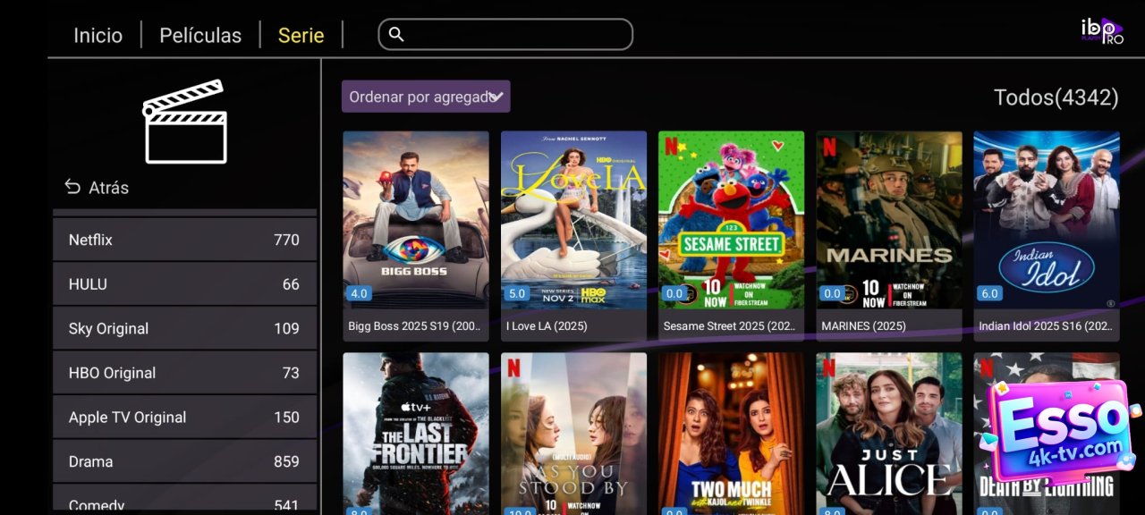 EXCLUSIVE IBO - Ibo player Pro 4.3 TMDB VOD + Panel | ESSO '4K' APPS